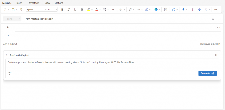 Supported Languages in Copilot for Drafting Emails within Outlook ...