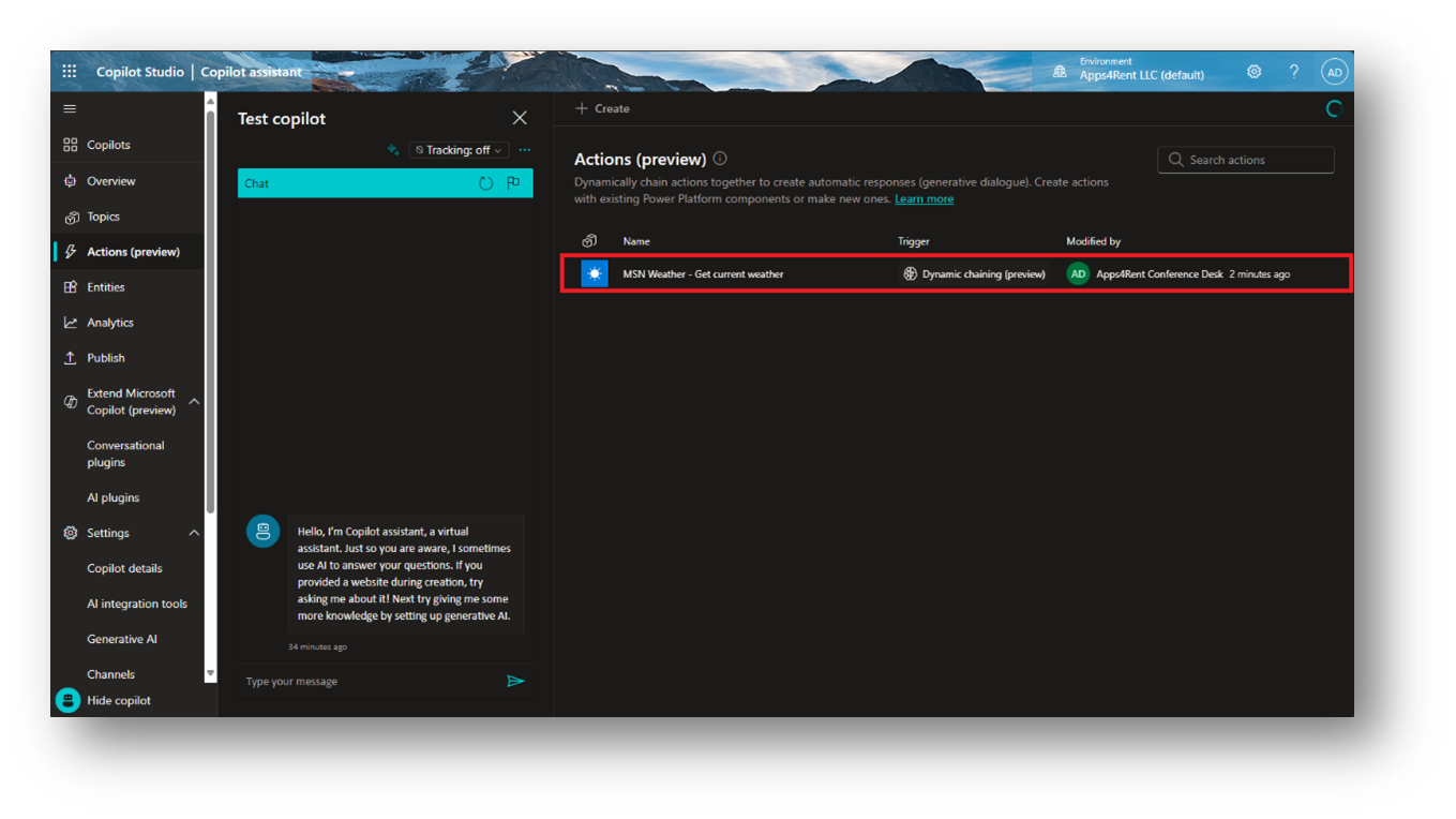 Create Plugin Action in Microsoft Copilot Studio by using Power Platform Pre-Built Connectors ...